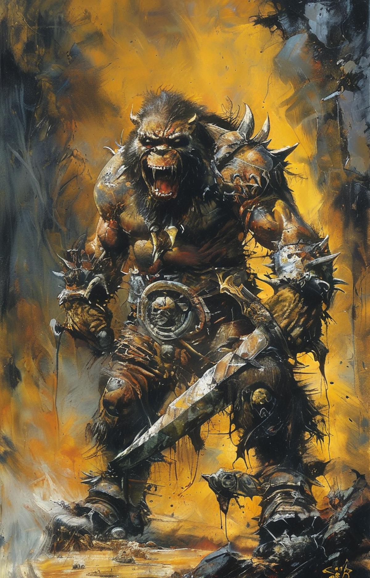 style of Simon Bisley [SDXL] 233 - v1.0 | Stable Diffusion XL LoRA | Civitai