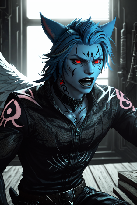 Male Miqote - FFXIV (LORA) - v1.0 | Stable Diffusion LoRA | Civitai