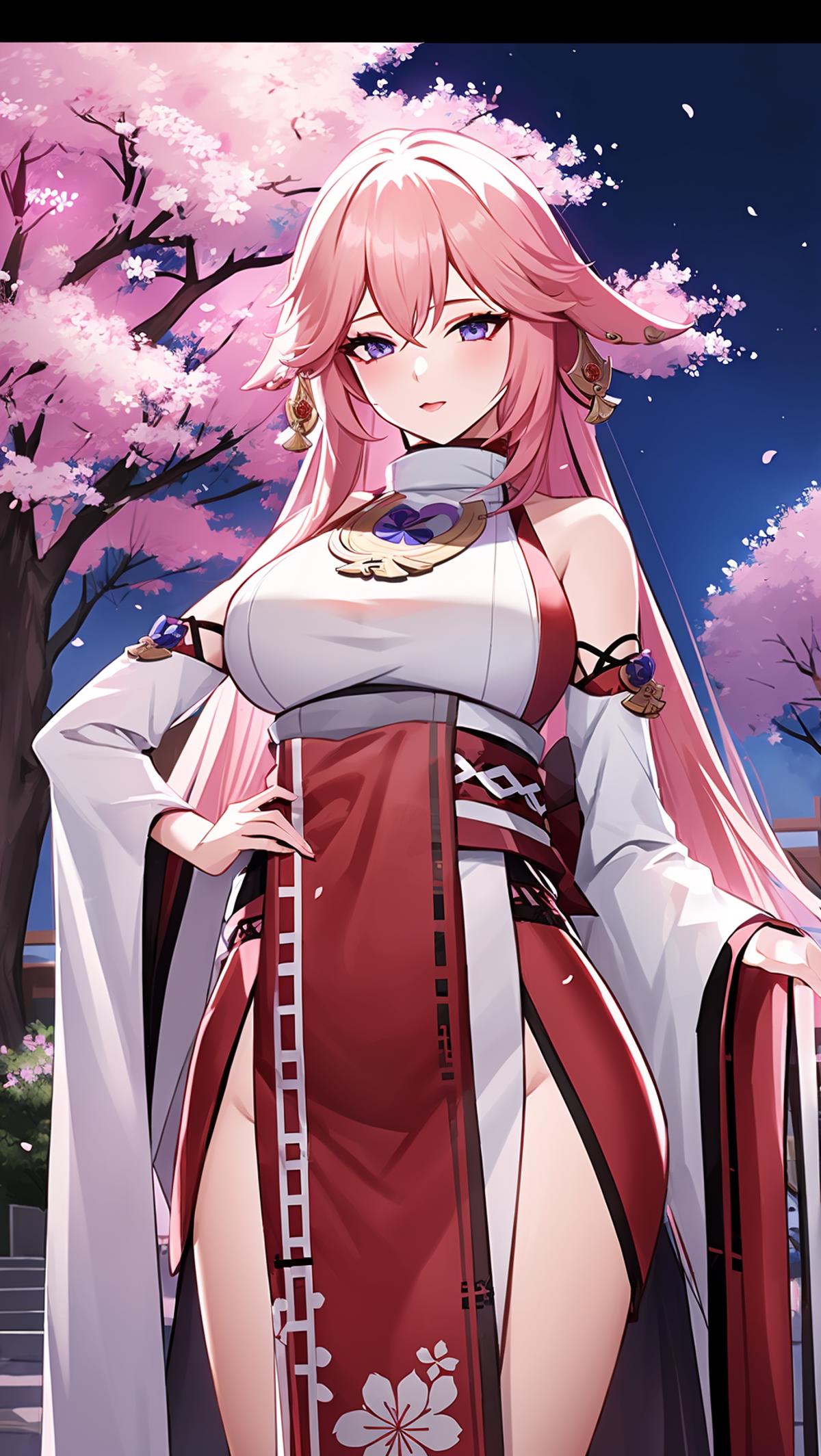 Yae Miko|八重神子|やえみこ Genshin LORA - v1.0 | Stable Diffusion LoRA | Civitai