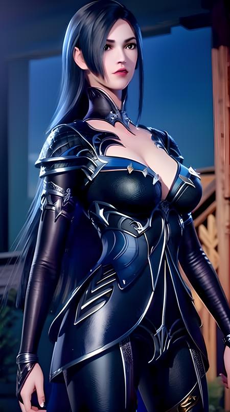 AI Image Creation masterpiece,best quality,1girl, black ha - AIEasyPic