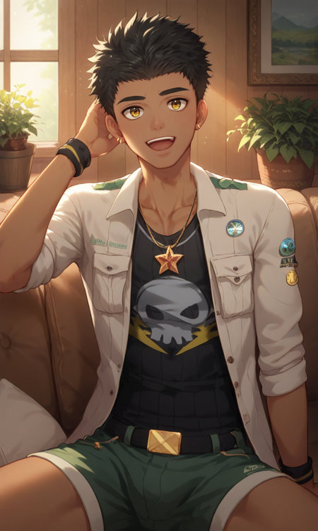 Kieran Moreno | Camp Buddy (Pony XL) - v1.0 | Stable Diffusion LoRA | Civitai