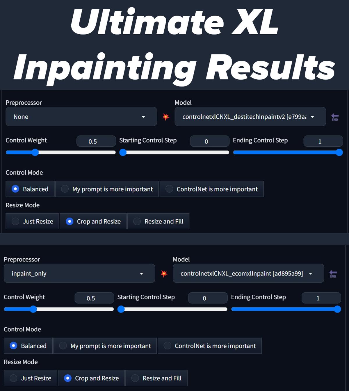 Excellent XL Inpainting Results Using TWO Models | Civitai
