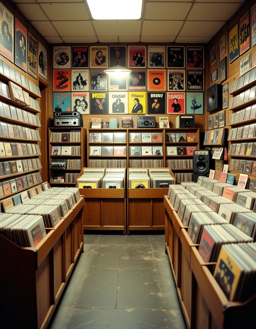 1990s record store interior - v1.0
