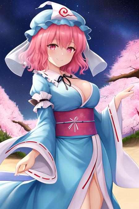 saigyouji_yuyuko/西行寺幽々子/사이교지유유코 (Touhou) - v1.0 | Stable Diffusion LoRA | Civitai