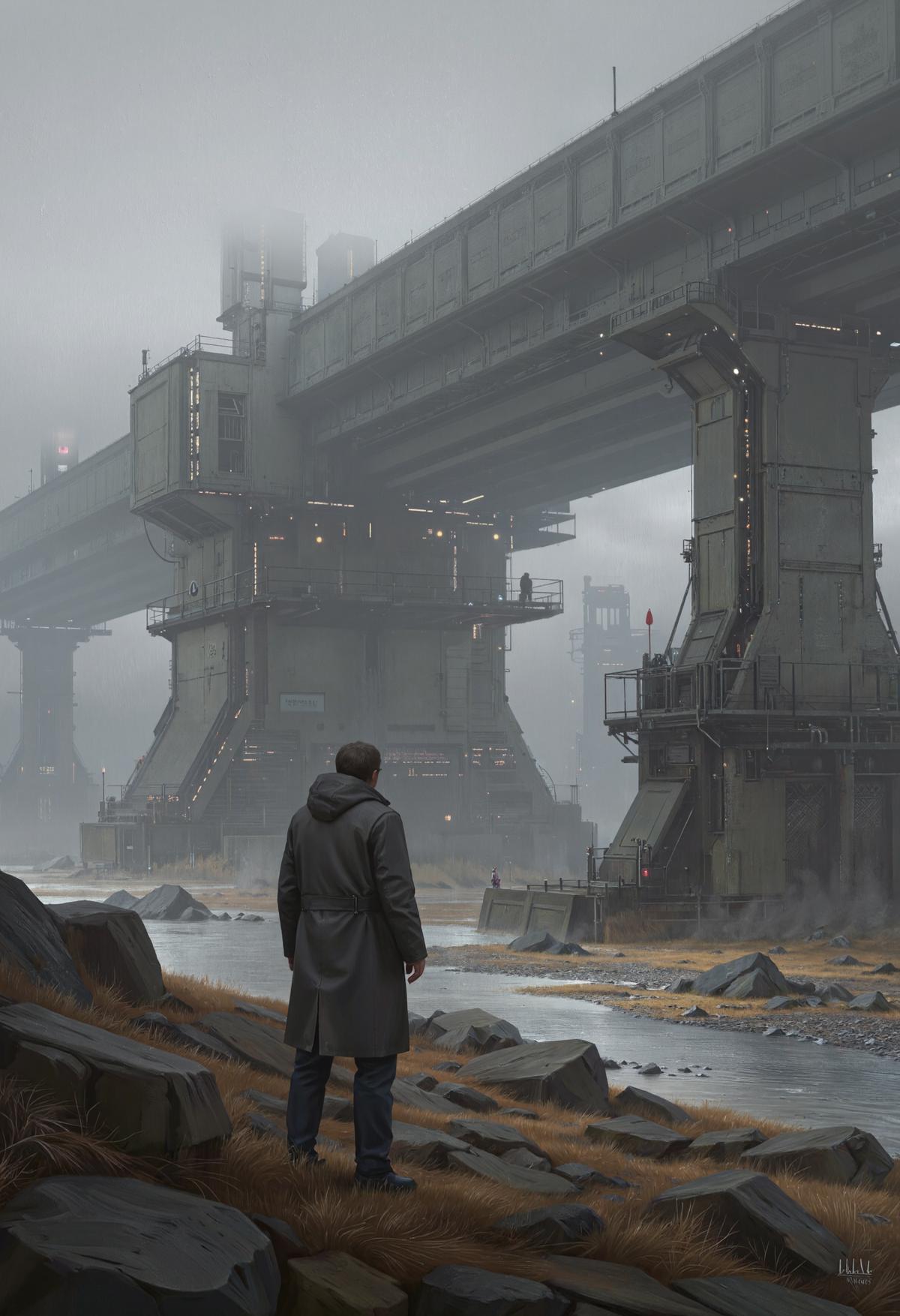 Beneath the Future Bridge | Civitai