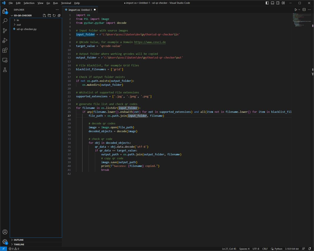 Python script to check qr codes | Civitai