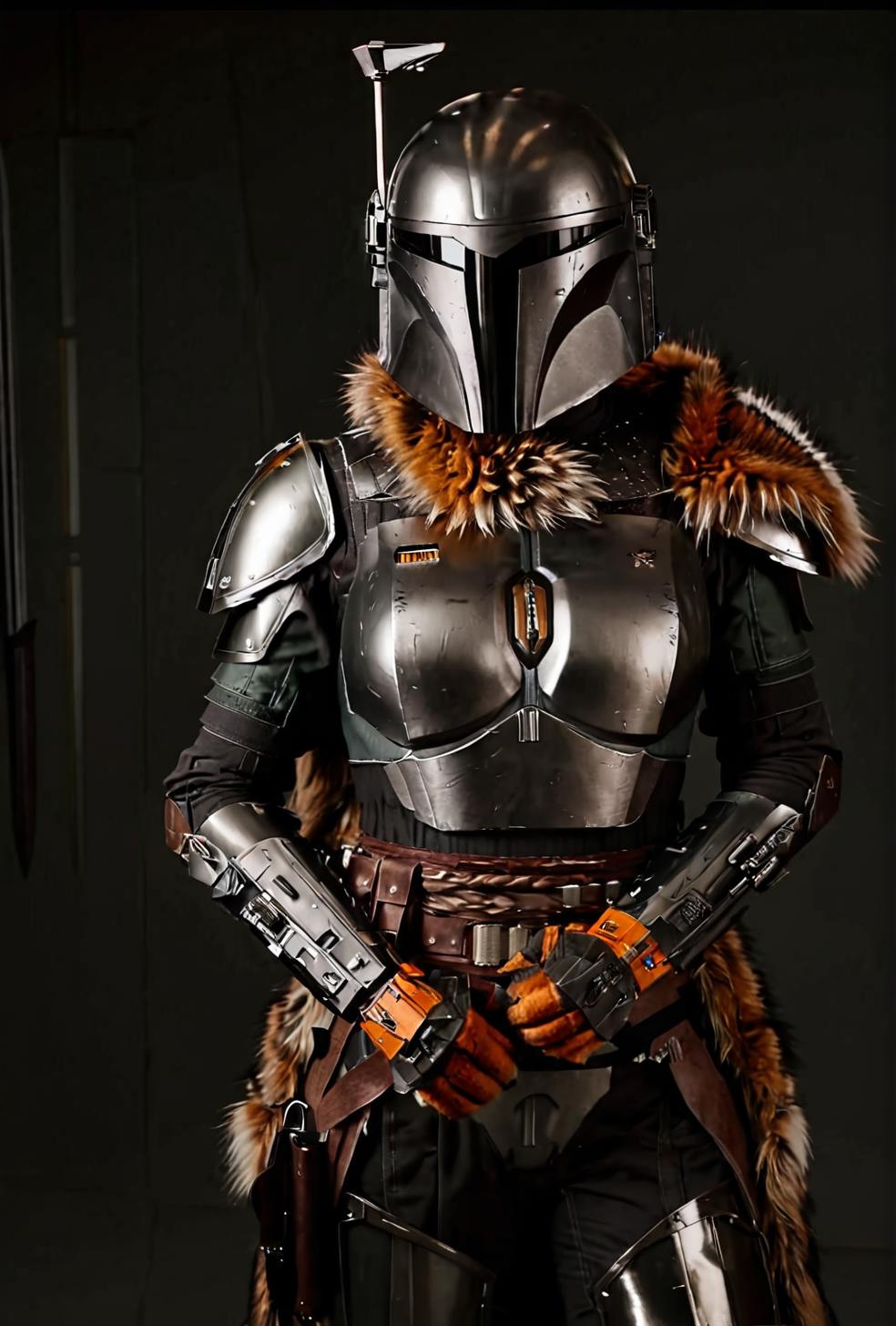 Star Wars: Mandalorian Armour FLUX/SDXL/PONY - SDXL v1.0 | Stable Diffusion XL LoRA | Civitai