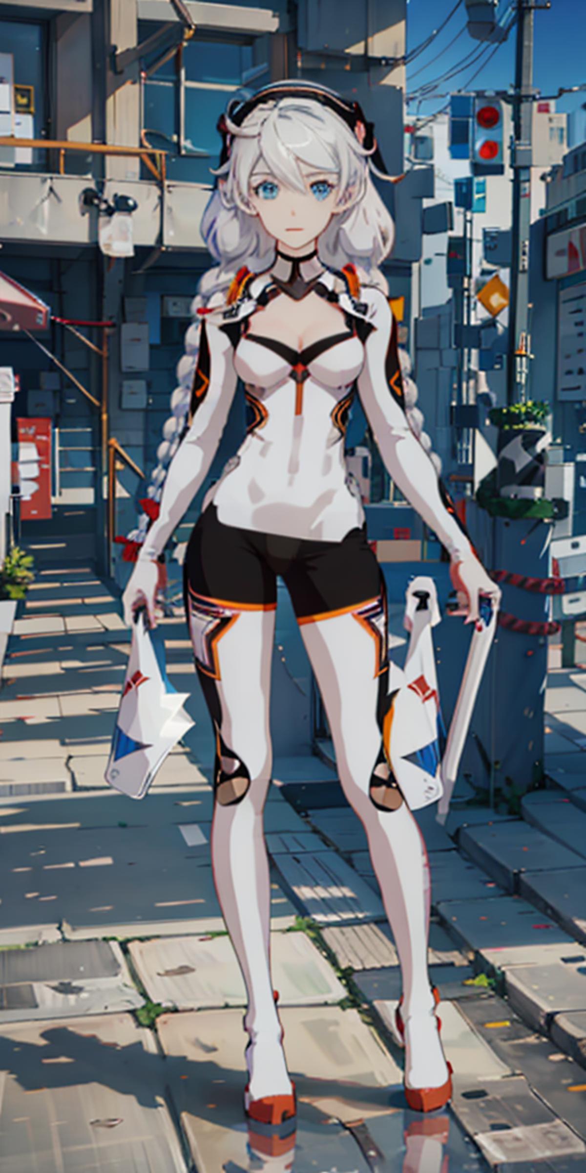 Kiana (White Comet) in new SD Samplers. | Civitai