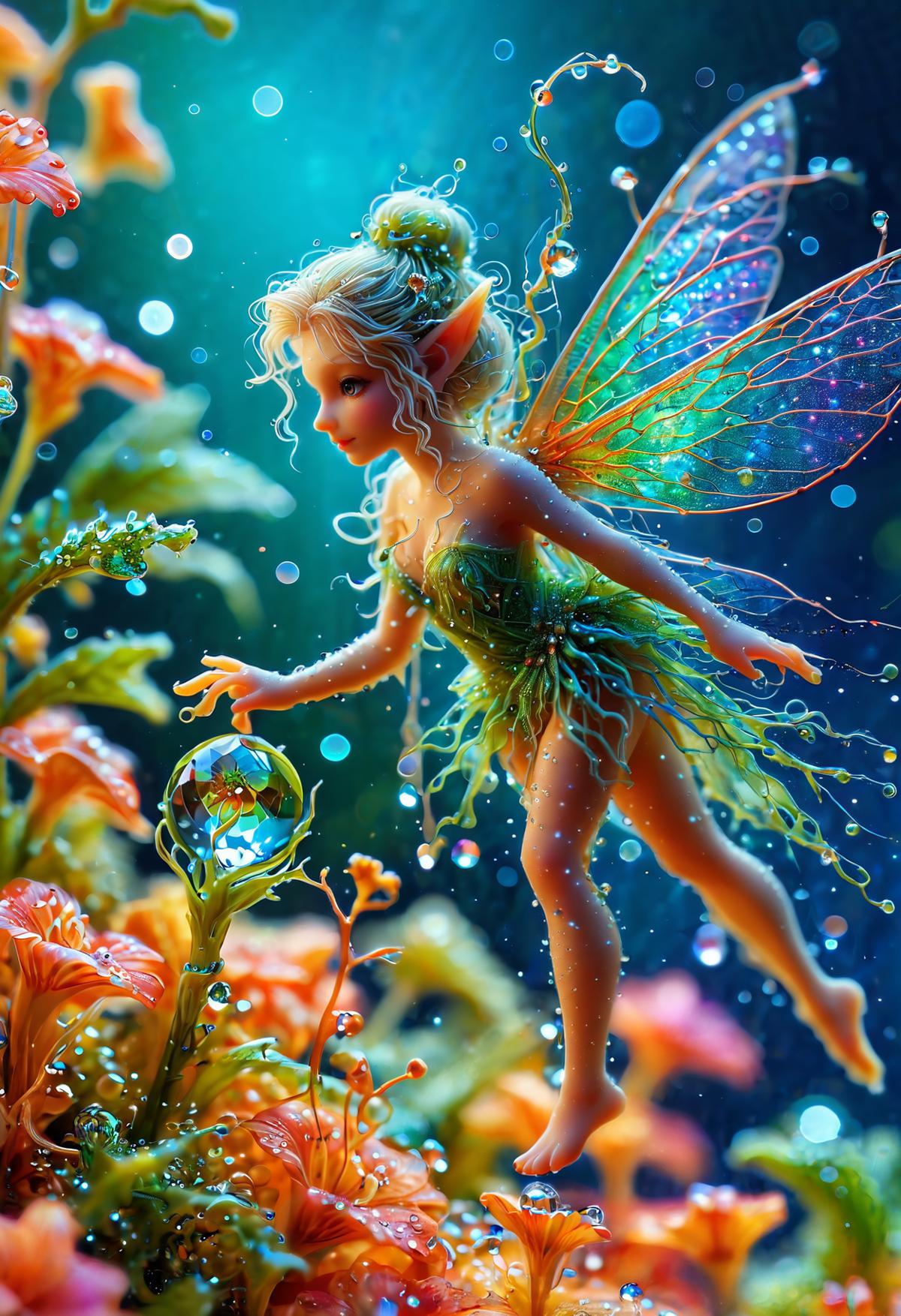 Macro Shots of Micro Fairies - v1.0 | Stable Diffusion LoRA | Civitai