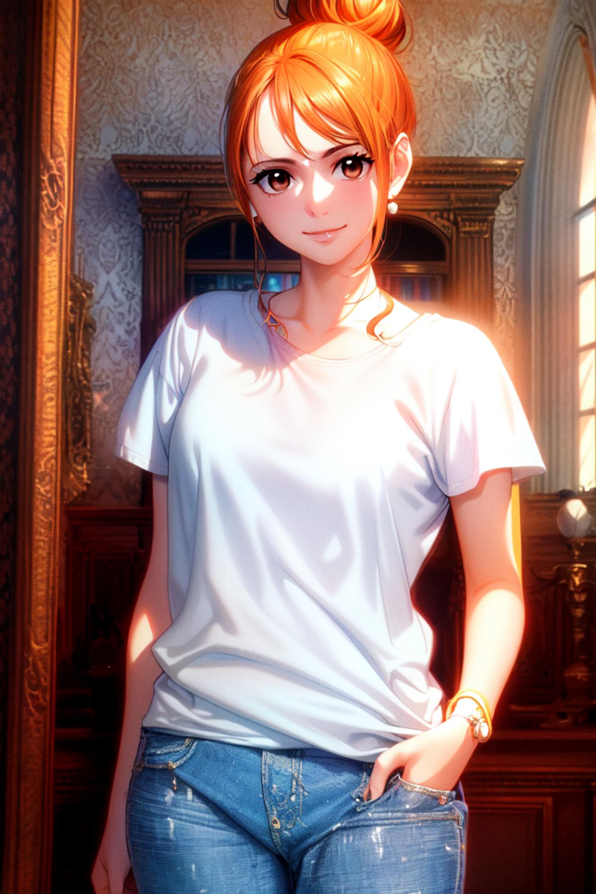 Nami (ナミ) One Piece Character LoRA (Post-timeskip) - v2.0 | Stable ...