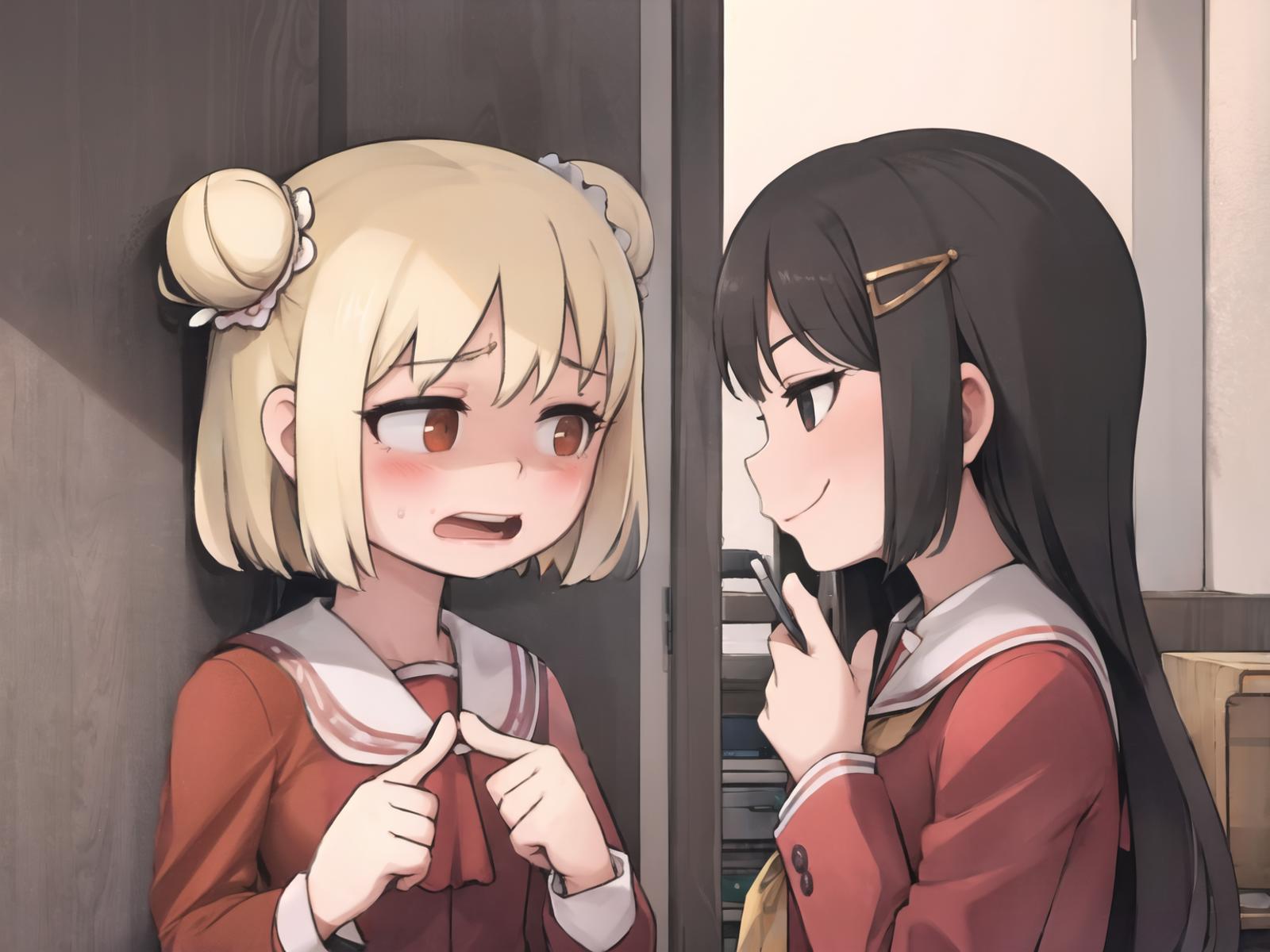 Height difference images generated with AI