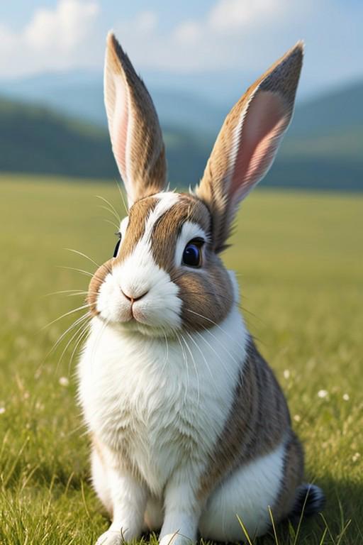 AI Image Creation masterpiece,best quality,solo,Rabbit,gra - AIEasyPic